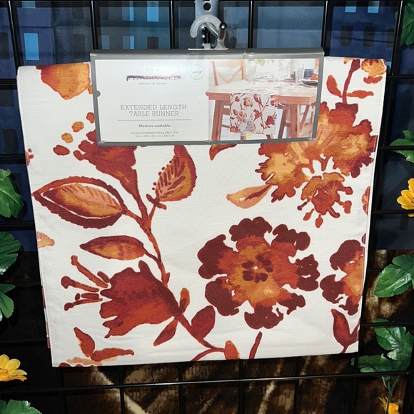 Threshold | Dining | New Threshold Floral Fall Watercolor Extended ...